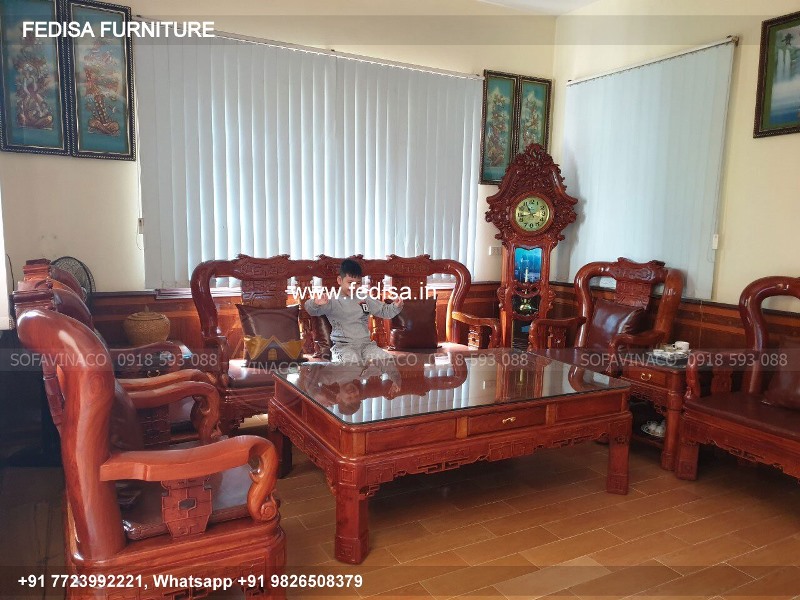 Wooden Sofa Set Wooden Seven Seater Sofa Set No-5542 Old Wooden Sofa ...