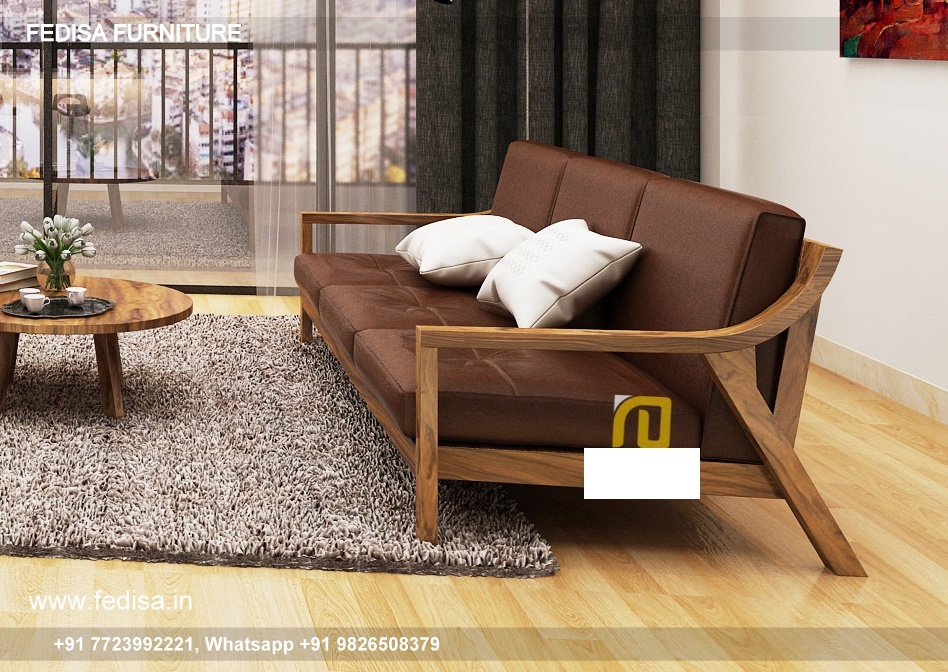 Wooden Sofa Set Wooden Four Seater Sofa Set No-12586 Wooden Setty